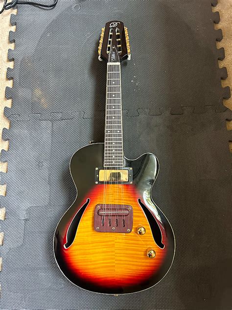 Dillion Electric Mandolin 8 Strings W Gig Bag Sunburst Reverb