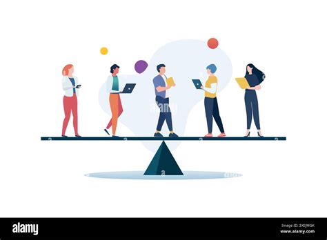 Social Issue Equality Of People Concept Vector Illustration Stock Vector Image And Art Alamy