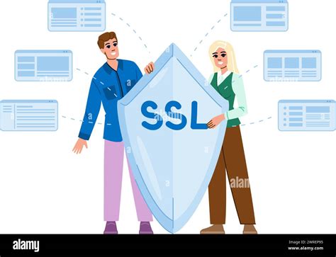 Ssl Tls Encryption Stock Vector Images Alamy