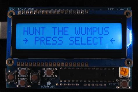 From The Adafruit Learning System Arduino Hunt The Wumpus ArduinoD Adafruit Industries