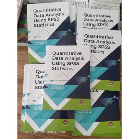 Quantitative Data Analysis Using Spss Statistics Shopee Malaysia