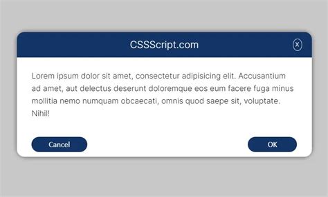 Lightweight Draggable Modal Window Frostifymodaljs Css Script
