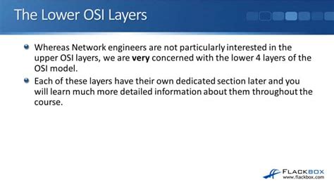 Cisco The Lower OSI Layers FlackBox