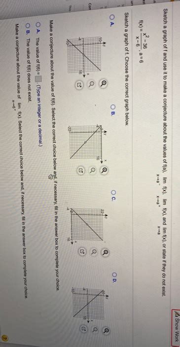 Solved Show Work Sketch A Graph Off And Use It To Make A