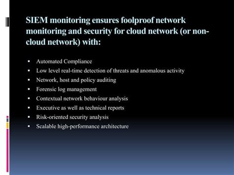 Lts Secure Security Information And Event Management Siem Ppt