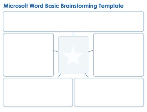 Free Ms Word Brainstorming Templates Mind Maps And More