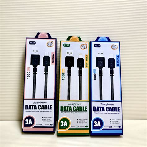 Android IOS Type C Charging Cable 1M Kabel Pengecas Android IOS Jenis C 1M