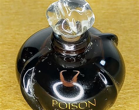 Vintage Christian Dior Poison Mini Perfume Bottle Etsy