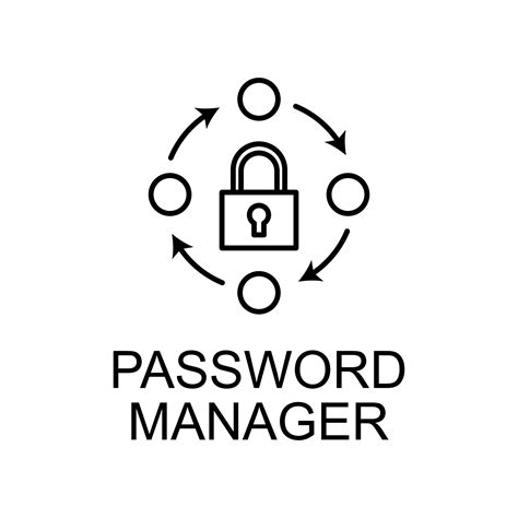 Password Manager Vector Icon 22763948 Vector Art At Vecteezy