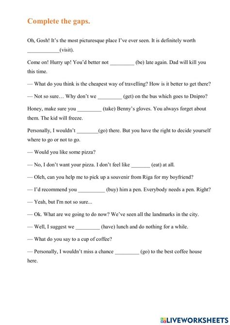 Functional Language Online Activity Live Worksheets