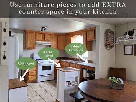 How To Create Extra Counter Space In A Kitchen Without Remodeling