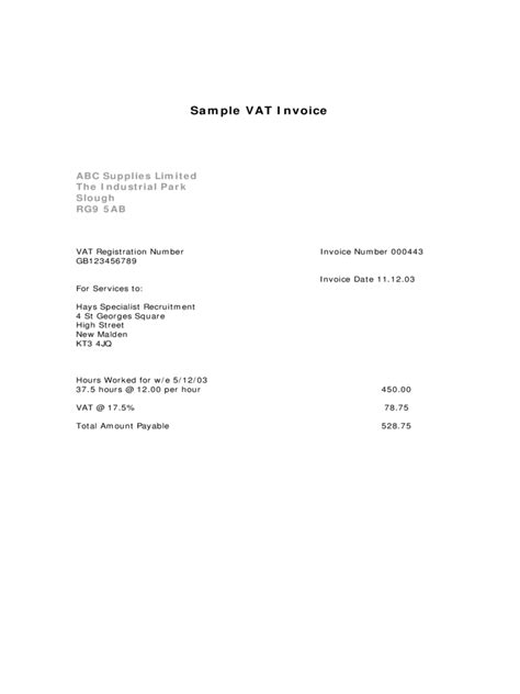 VAT Invoice 3 Free Templates In PDF Word Excel Download