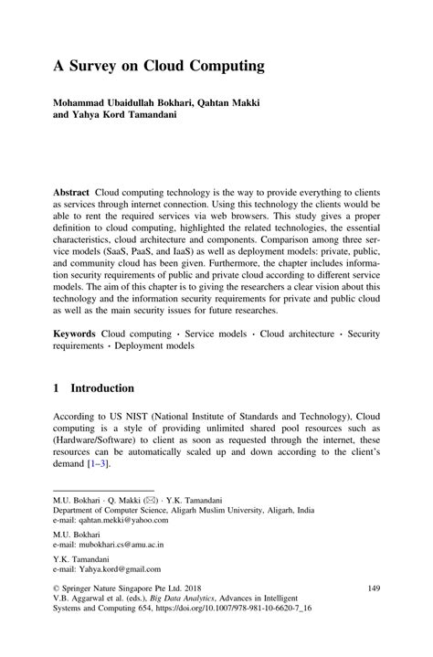 pdf a survey on cloud computing