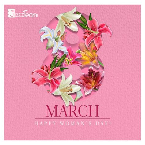 Congratulations On The International Womens Day Jazzteam News