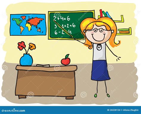Smiling Teacher Clipart