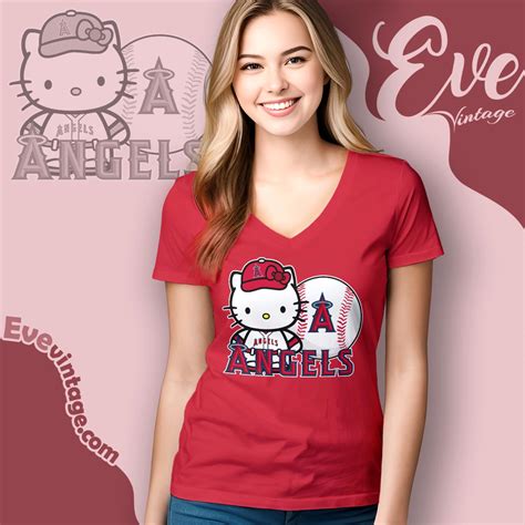 Hello Kitty Los Angeles Angels Shirt Eve Vintage