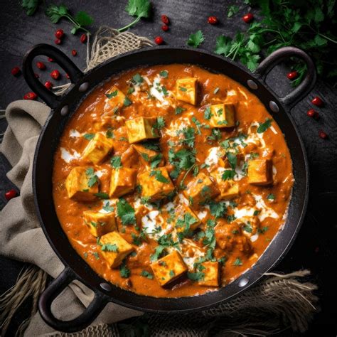 Premium Ai Image Delicious Paneer Butter Masala Photography