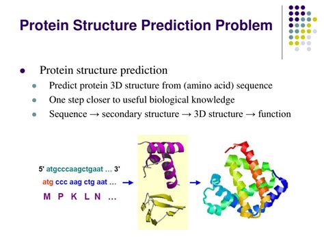 Ppt Cot 6930 Hpc And Bioinformatics Protein Structure Prediction Powerpoint Presentation Id