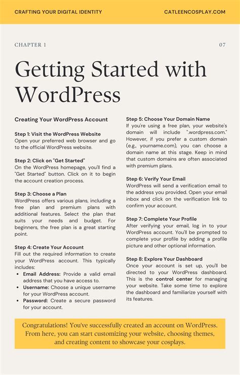 Cosplayers Guide To Wordpress Crafting Your Digital Identity Catleencosplay