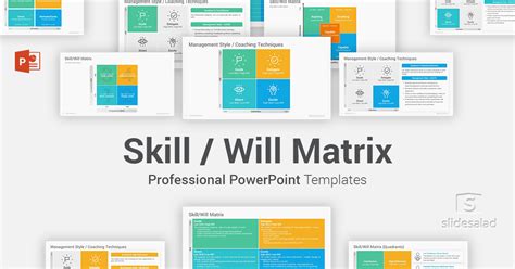 Skill Will Matrix PowerPoint Template Slides SlideSalad