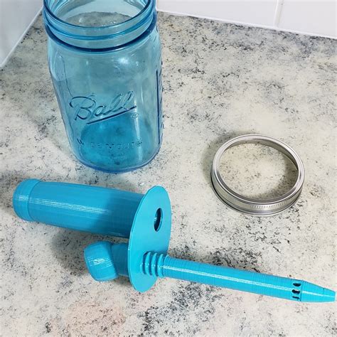 Stl File Mason Jar Water Pipe Bong 🫙・template To Download And 3d Print