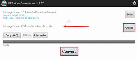 Convert Video To Audio On Android With MP Video Converter