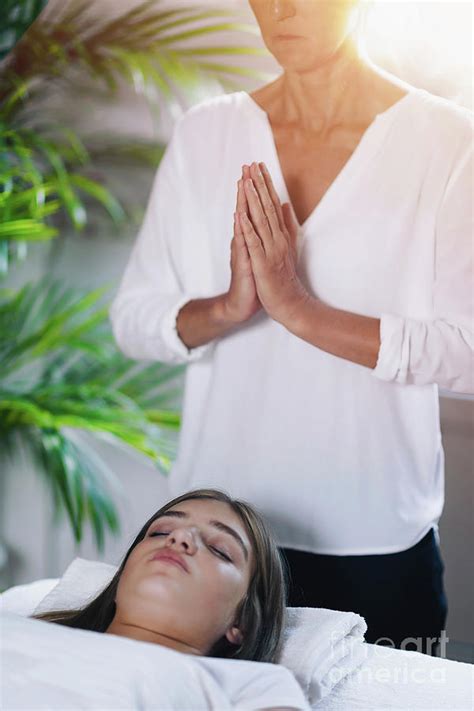 Reiki Therapy Photograph By Microgen Imagesscience Photo Library Pixels