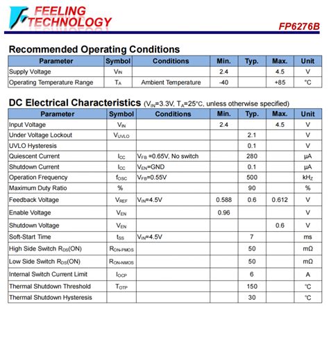 FP6276BXR G1 SOP 8L 500kHz 5A高效同步PWM增压转换器