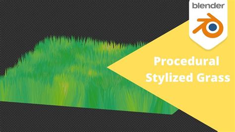 Blender Tutorial Procedural Stylized Grass Blender Tutorial Blender Stylized