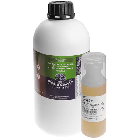 Dewaxed Shellac Solution Extra Clear Only For 510