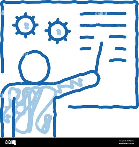 Technical Lesson Doodle Icon Hand Drawn Illustration Stock Vector Image