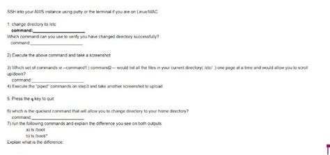 Solved Ssh Into Your Aws Instance Using Putty Or The