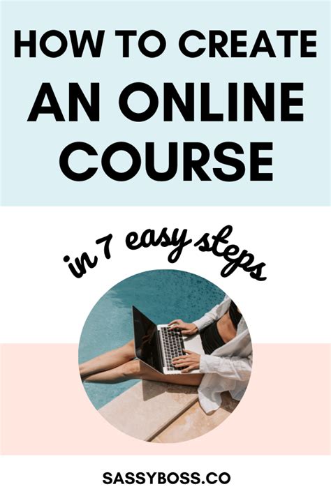How To Create An Online Course In 7 Easy Steps Online Courses Learning Courses Create Online