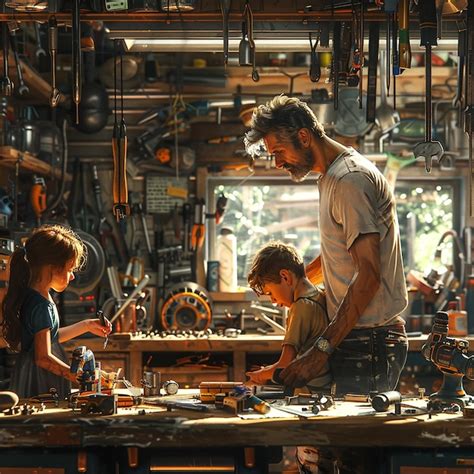 Premium Photo Dads Workshop