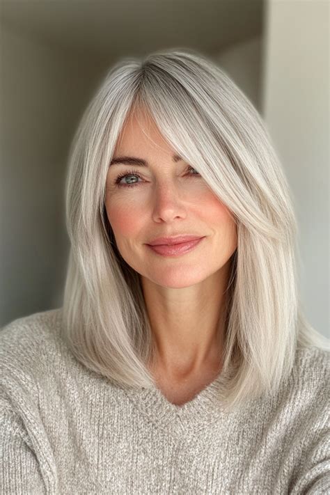 36 Must Try Shoulder Length Hairstyles For Women Over 50 That Will Make