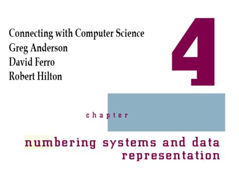 Numbering Systems And Data Representation In Computer Science