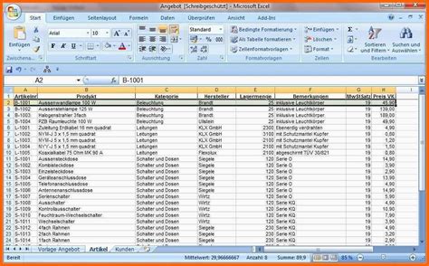 Exklusiv 13 Preisliste Excel Vorlage Kostenlos Vorlagen 147288