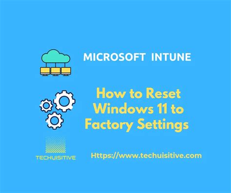 How To Reset Windows 11 Pc To Factory Settings Techuisitive