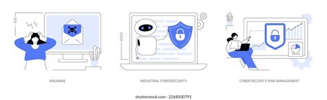 Antivirus Security Protection Abstract Concept Vector Stock Vector