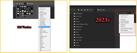 Solved Shapes Dropdown List In New Version Adobe Product Community
