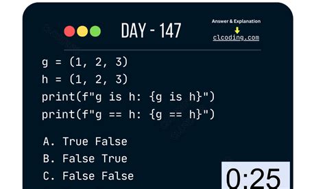 Python Coding Challenge Day 147 What Is The Output Of The Following Python Code ~ Computer