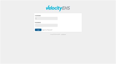 Velocityehs Login Ehs Kminnovations