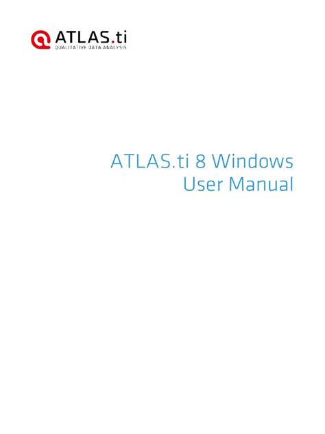 Atlasti V8 Manual En Pdf Pdf Evernote Trademark