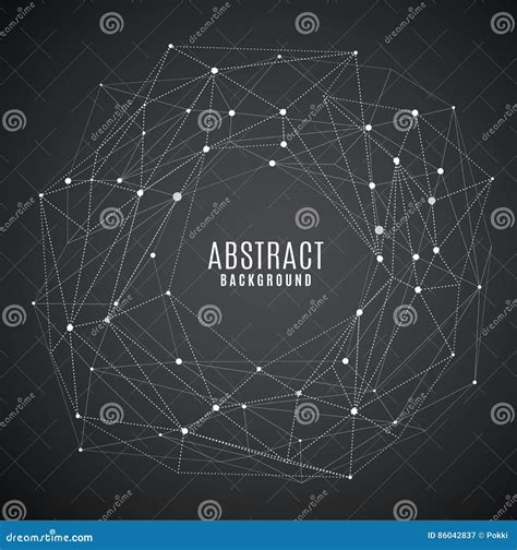 Abstract Mesh Background Grid Stock Vector Illustration Of Circle Futuristic