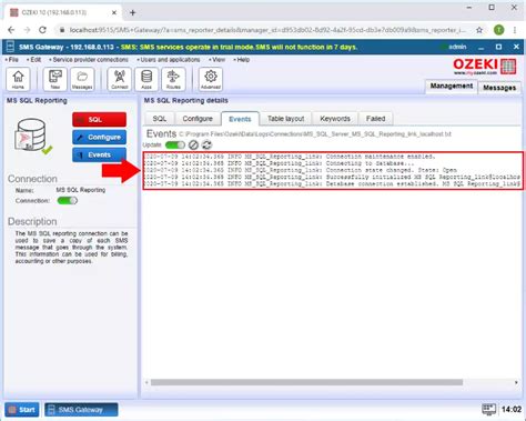How To Log Sms Traffic Into An Sql Database