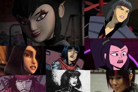 Tmnt Karai Throughout The Years By Dckakarott On Deviantart