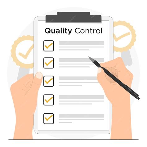 Premium Vector Flat Vector Product Quality Control Concept Illustration