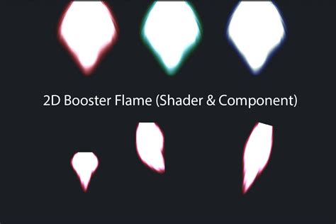 2d Booster And Flame Shader And Controller A Ready To Use Shader