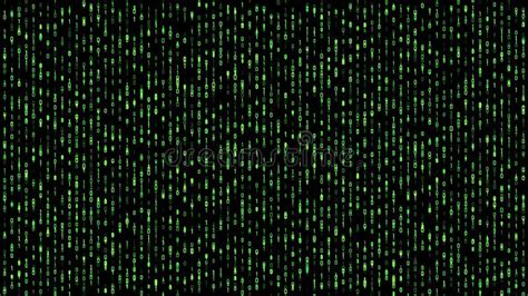 Abstract Binary Matrix Falling Code Green Stock Illustration Illustration Of Monitor Abstract