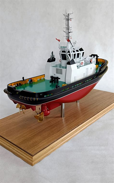 ArtStation - Модель рейдового буксира проекта ПЕ-80 в масштабе 1:60